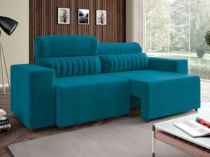 Sofá azul - Como combinar com a decoração? Dicas e inspirações!