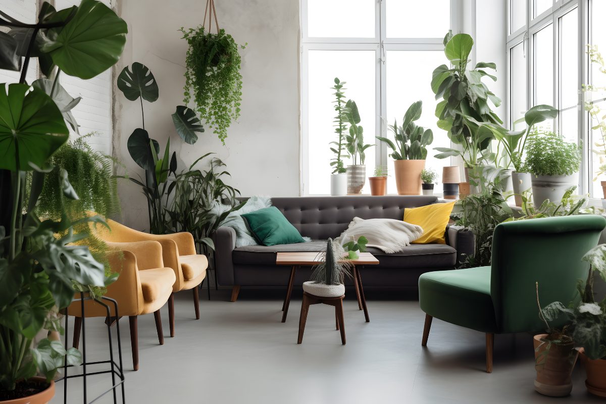 Como decorar a sala com plantas naturais